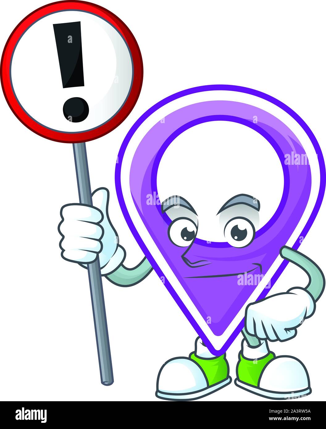 With sign pin location in the a maps Stock Vector Image & Art - Alamy