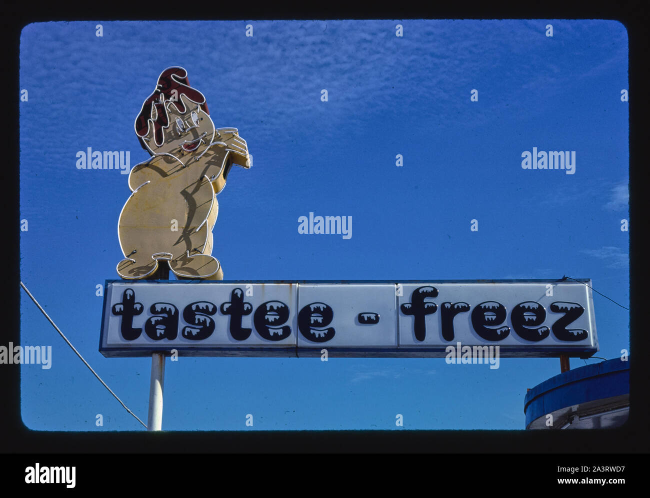 Tastee-Freez sign, Jacksonville, North Carolina Stock Photo - Alamy