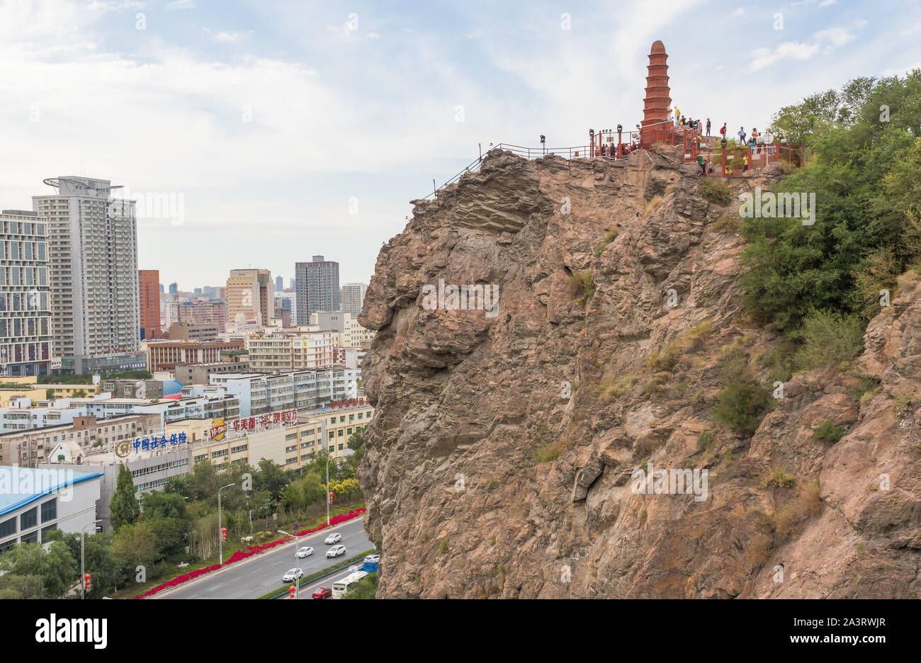 Urumqi, China - capital of the Xinjiang Uygur Autonomous Region, Urumqi ...