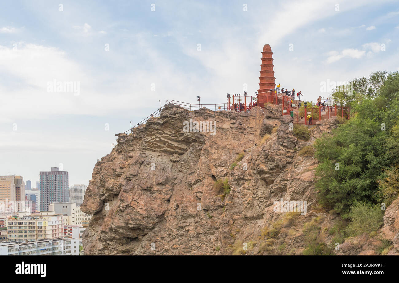 Urumqi, China - capital of the Xinjiang Uygur Autonomous Region, Urumqi ...