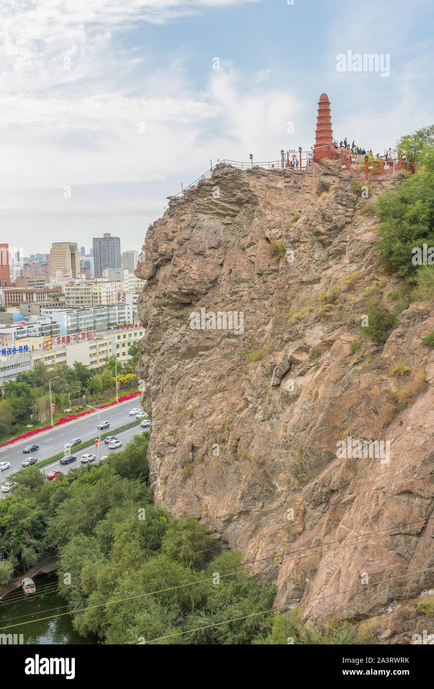 Urumqi, China - capital of the Xinjiang Uygur Autonomous Region, Urumqi ...