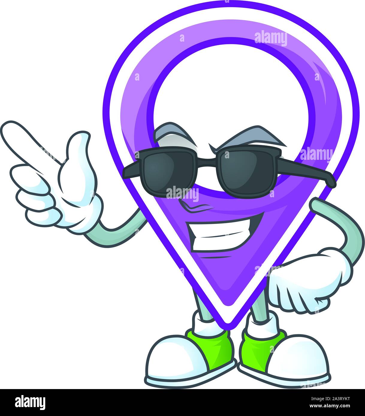 Super cool pin location icon for direction clue Stock Vector Image ...