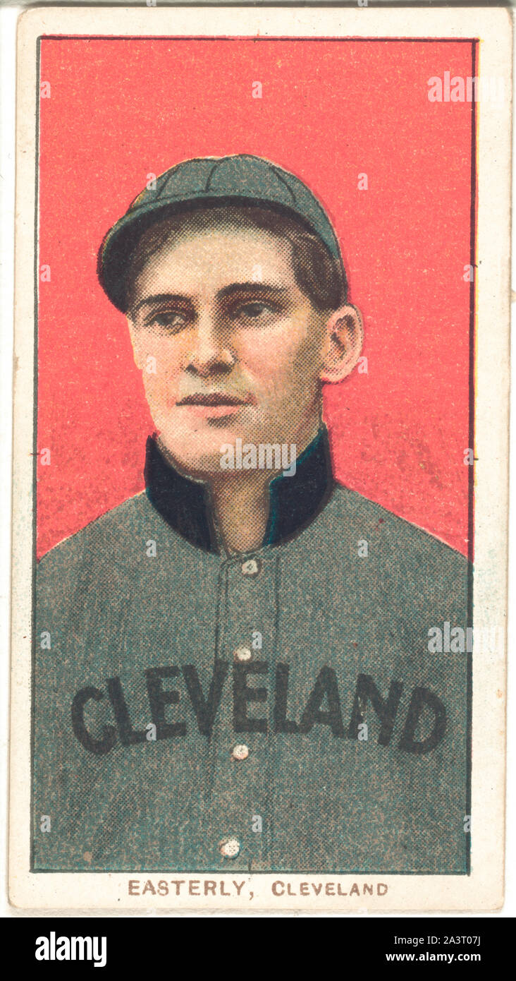 Ted Easterly, Cleveland Naps, baseball card portrait Stock Photo - Alamy