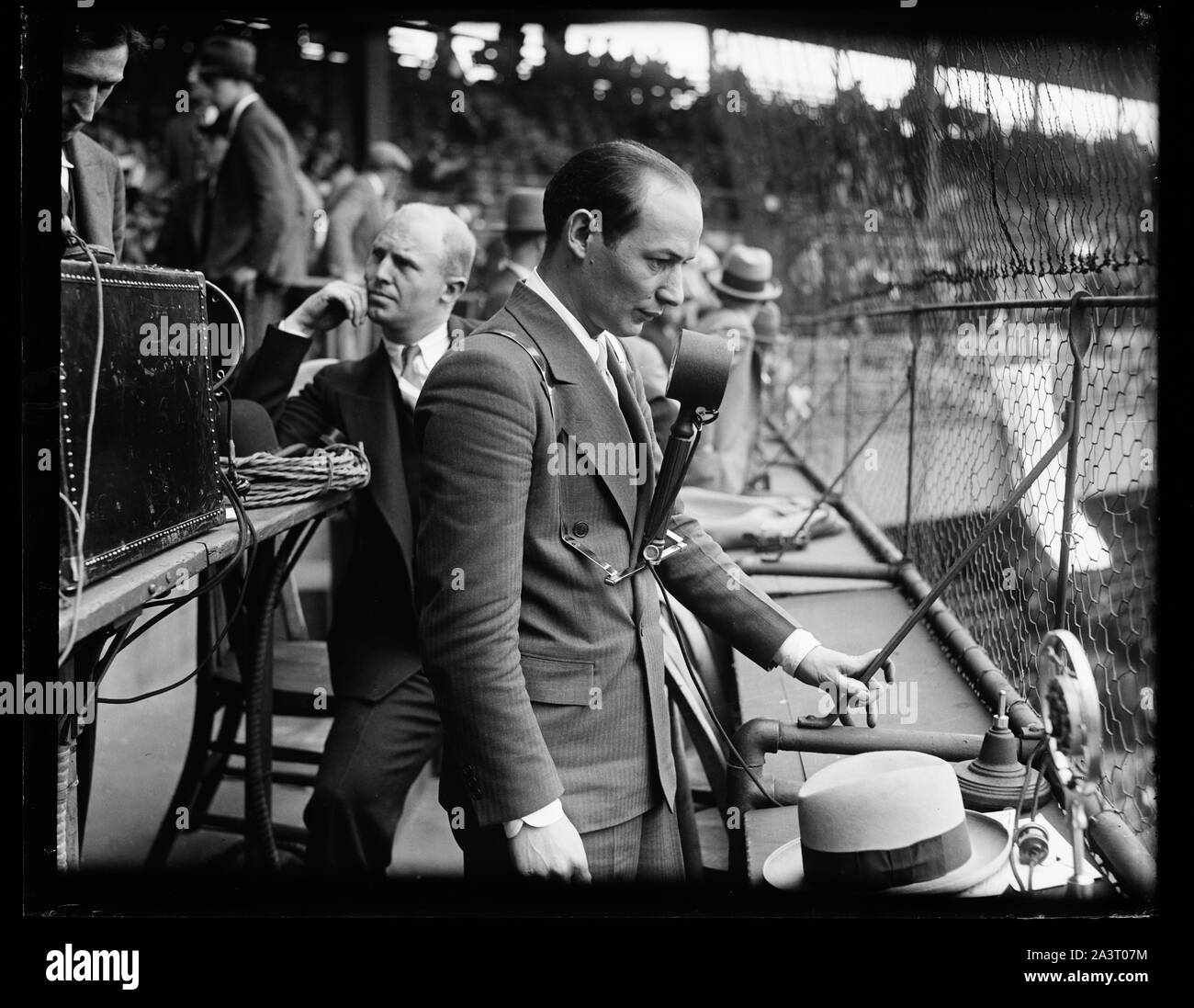 Ted Husing of CBS Stock Photo - Alamy