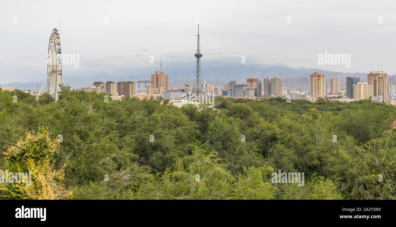 Urumqi, China - capital of the Xinjiang Uygur Autonomous Region, Urumqi ...
