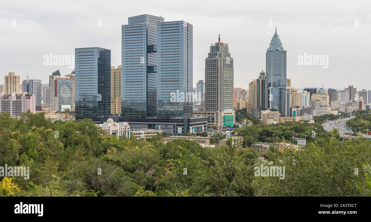 Urumqi, China - capital of the Xinjiang Uygur Autonomous Region, Urumqi ...