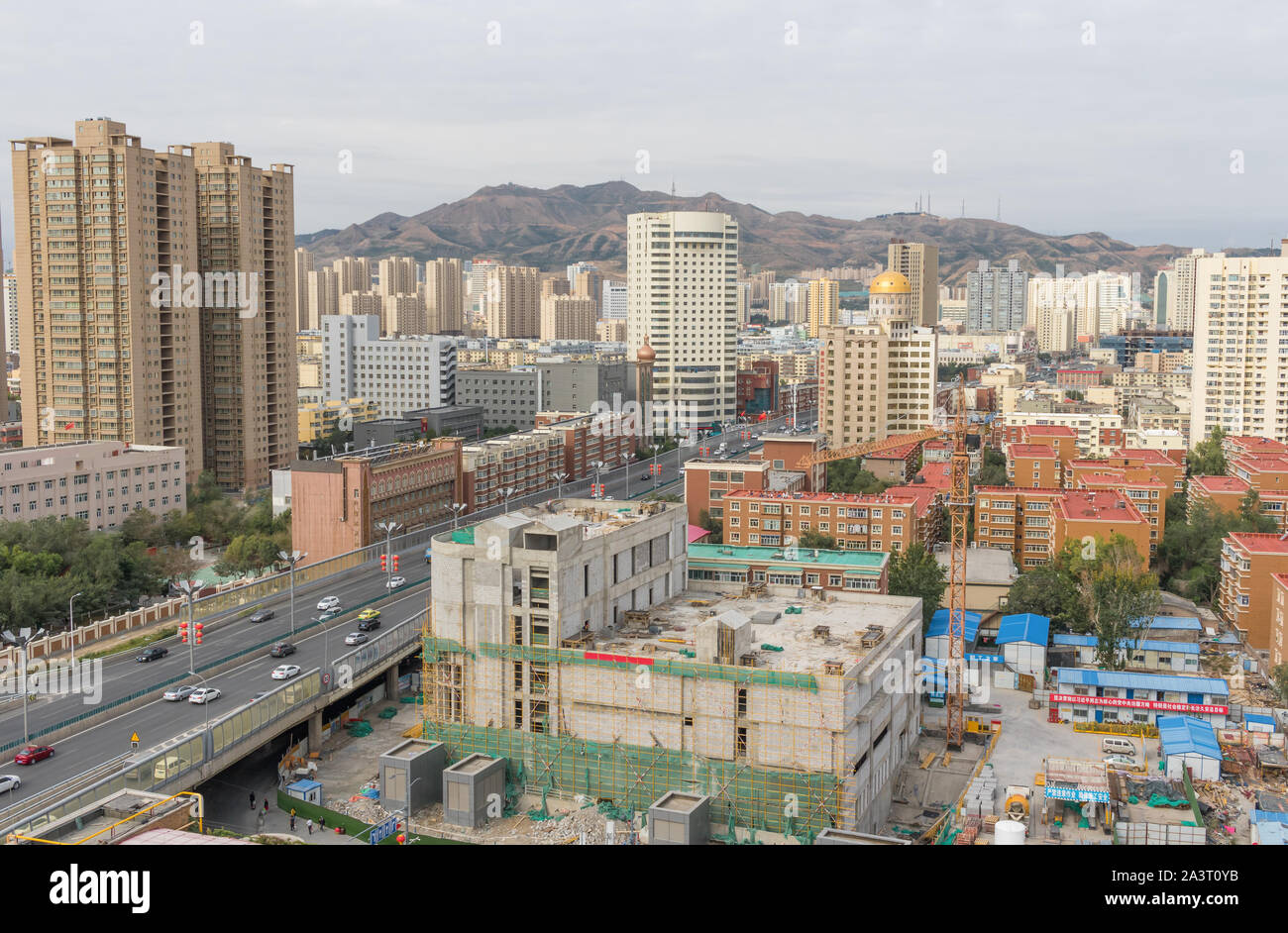 Urumqi, China - capital of the Xinjiang Uygur Autonomous Region, Urumqi ...