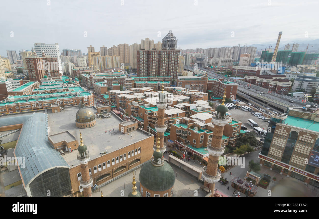 Urumqi, China - capital of the Xinjiang Uygur Autonomous Region, Urumqi ...