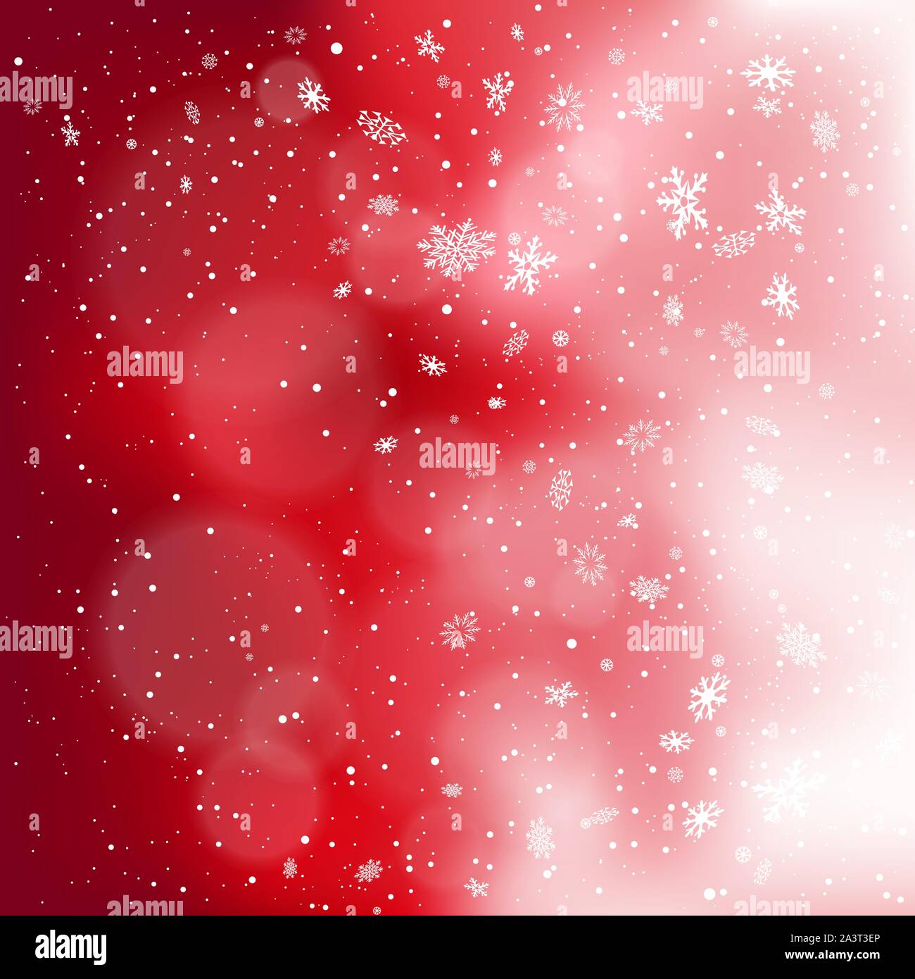 Winter nature snowfall red Stock Vector Images - Alamy