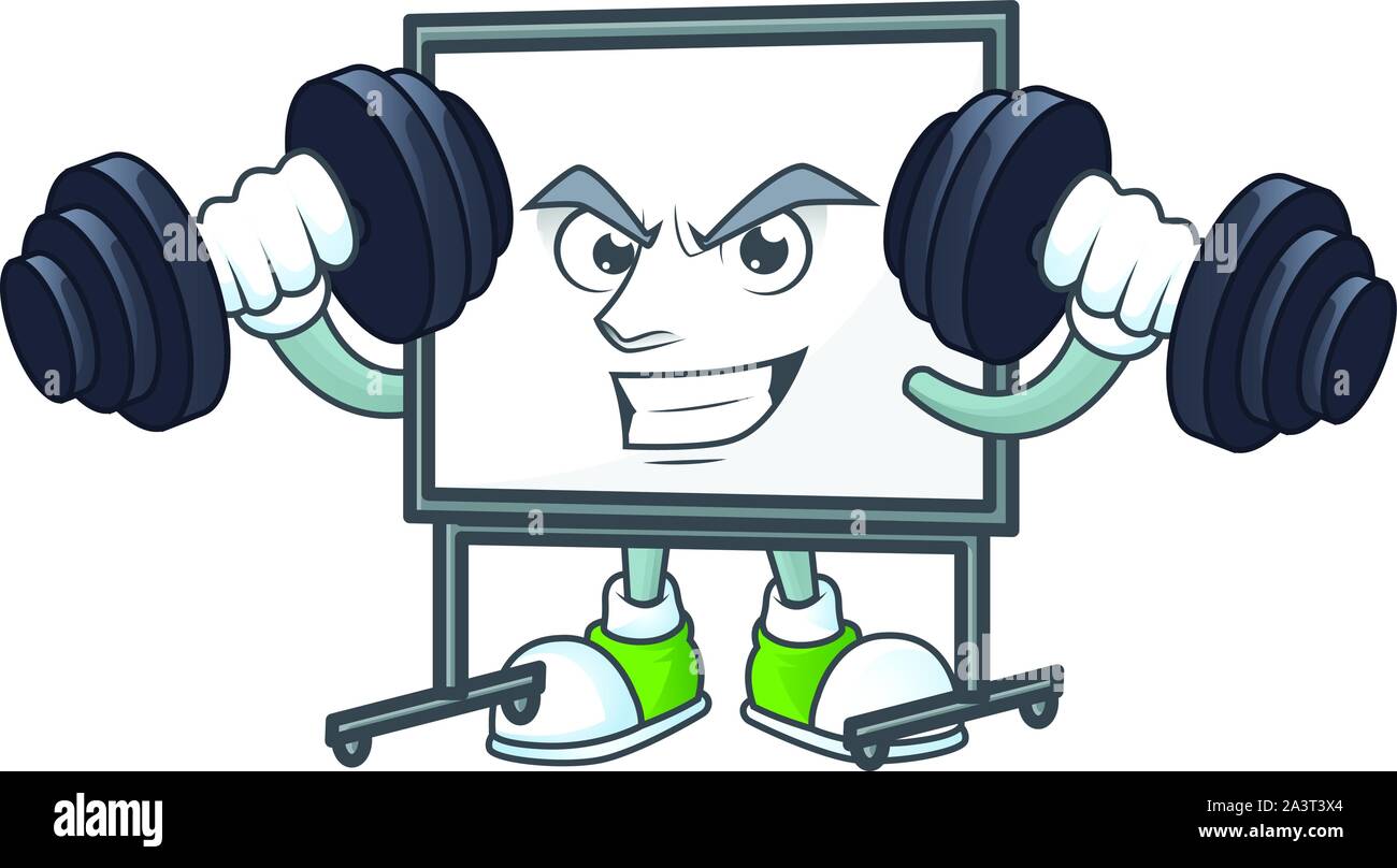Fitness white board for a teaching equipment Stock Vector Image & Art ...