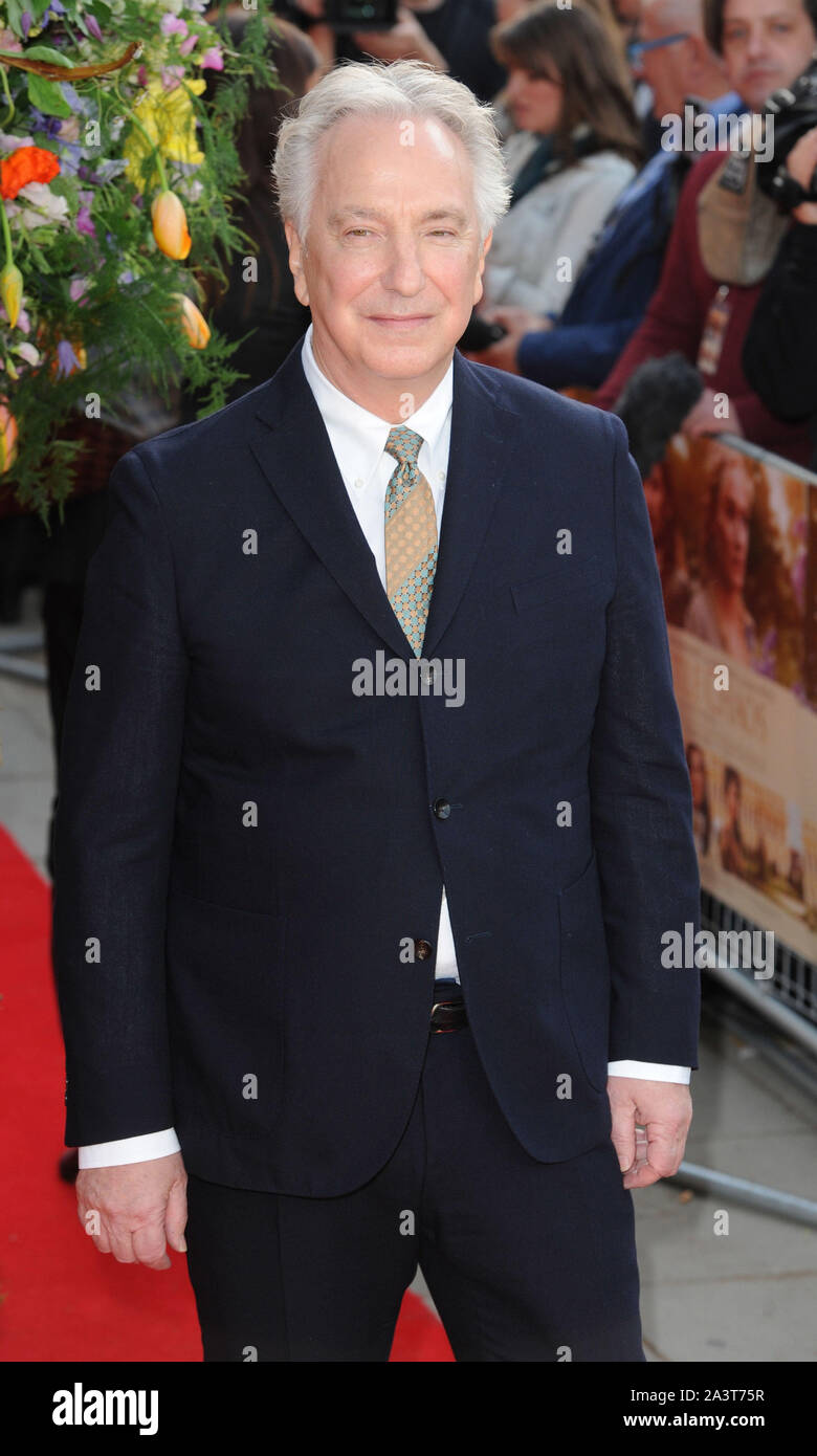 Alan rickman 2015 hi-res stock photography and images - Alamy