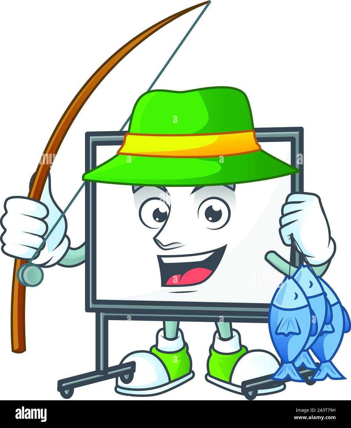 Teacher showing fish Stock Vector Images - Alamy