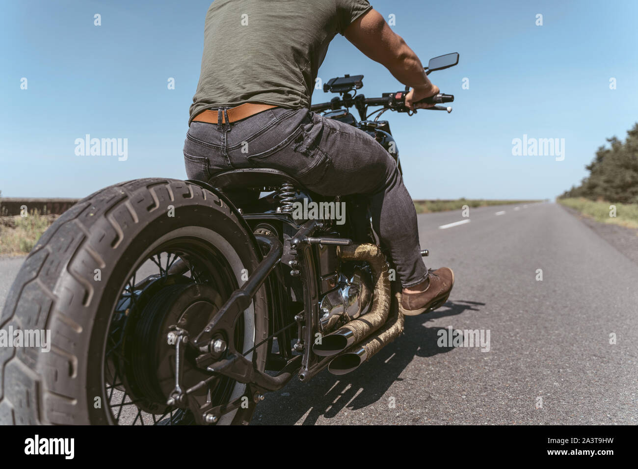 Man Driving On Motorcycle High Resolution Stock Photography and Images ...