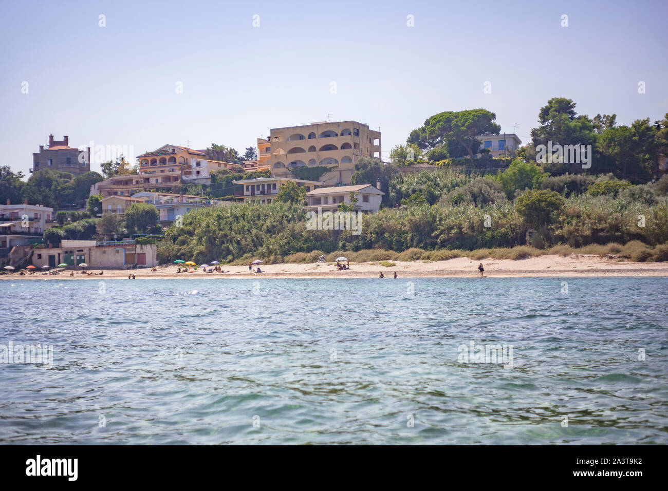 Porticello Beach in Summer Stock Photo - Alamy