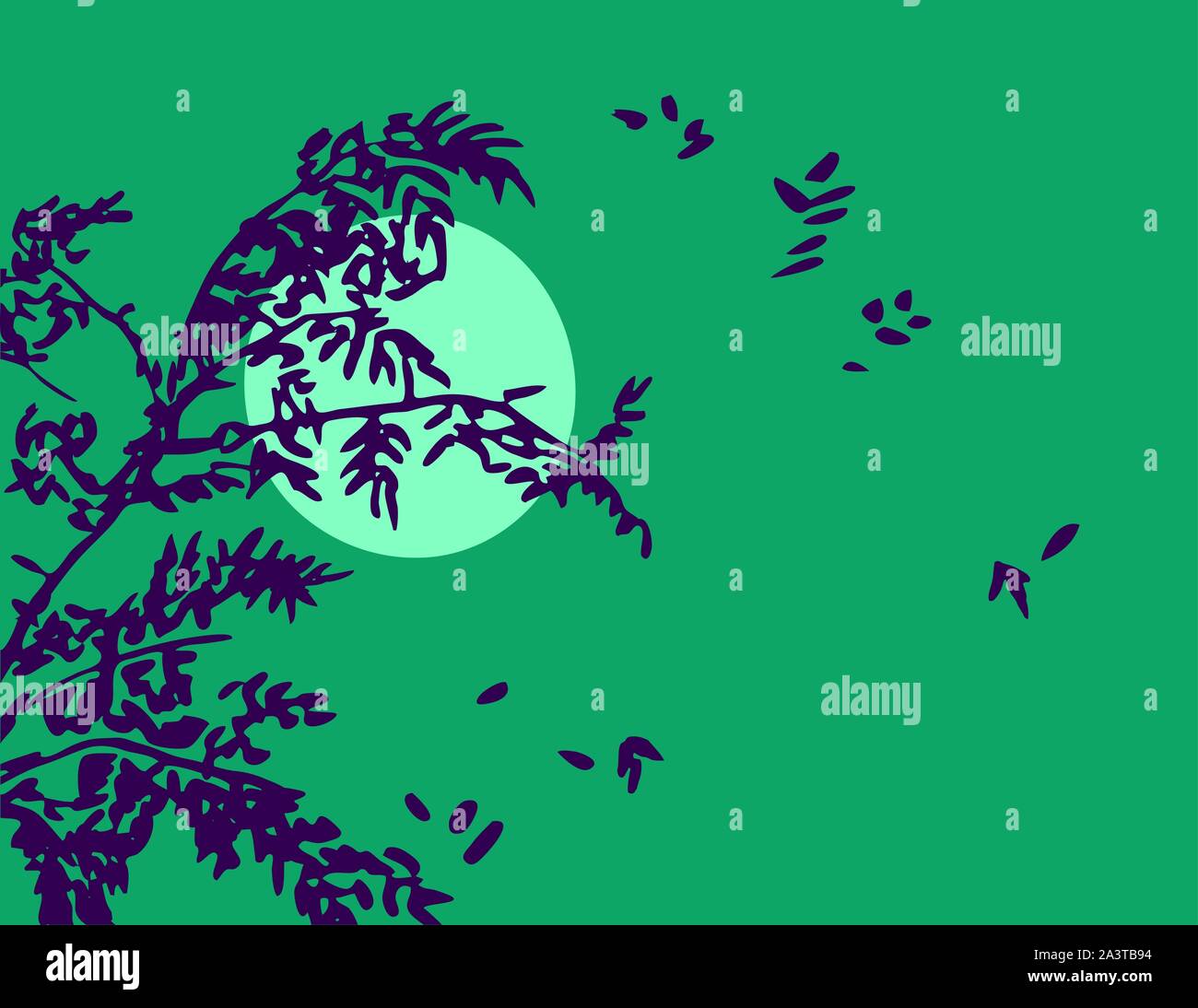 Trees in full fall Stock Vector Images - Alamy