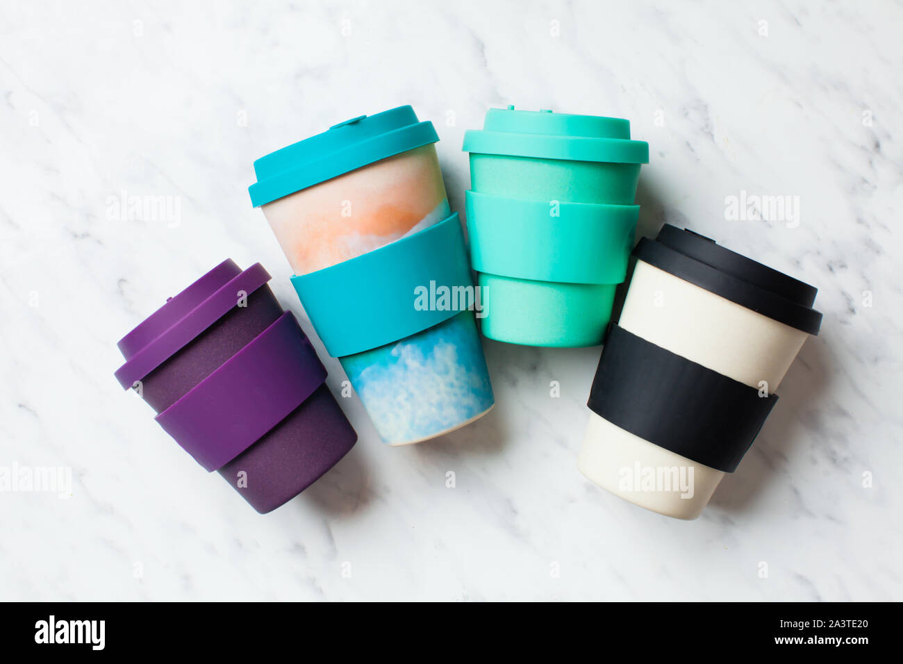 Reusable plastic coffee cups hi-res stock photography and images - Alamy
