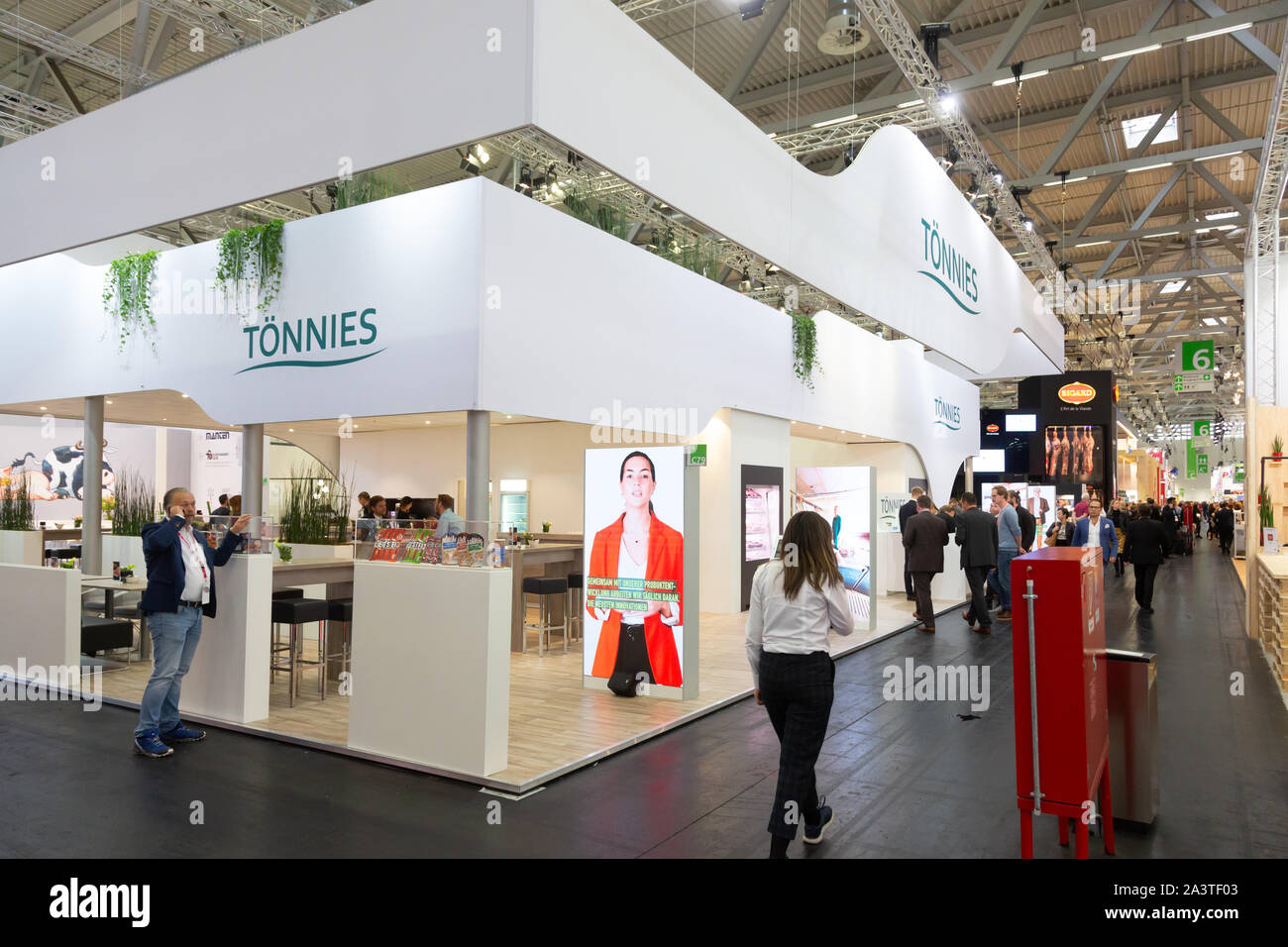 Toennies booth at Anuga, Cologne, Germany, 09.10.2019 Stock Photo - Alamy
