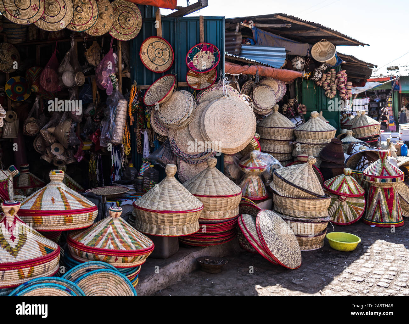 Addis Mercato in Addis Abeba, Ethiopia in Africa Stock Photo - Alamy