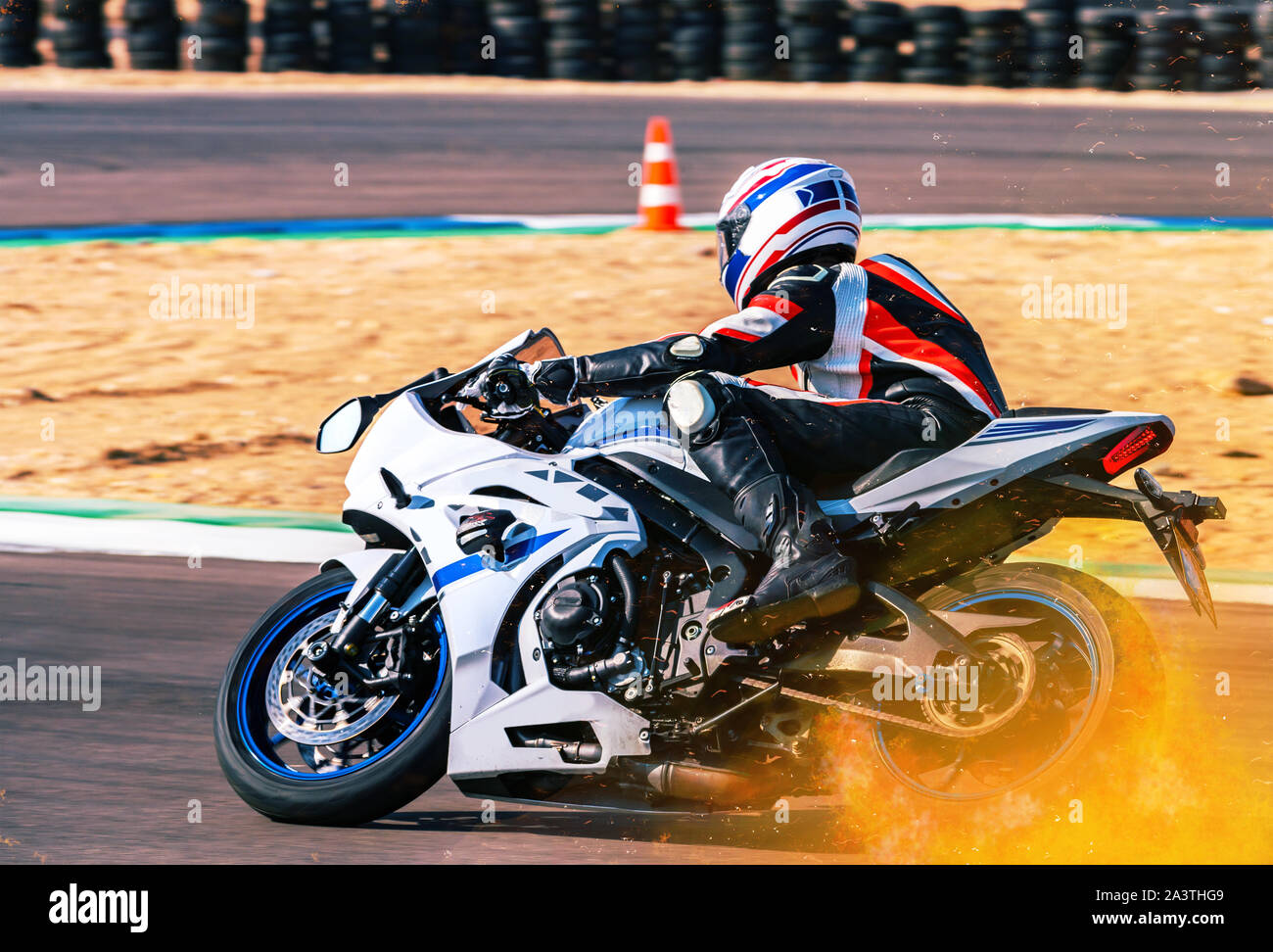 Moto racer hi-res stock photography and images - Alamy