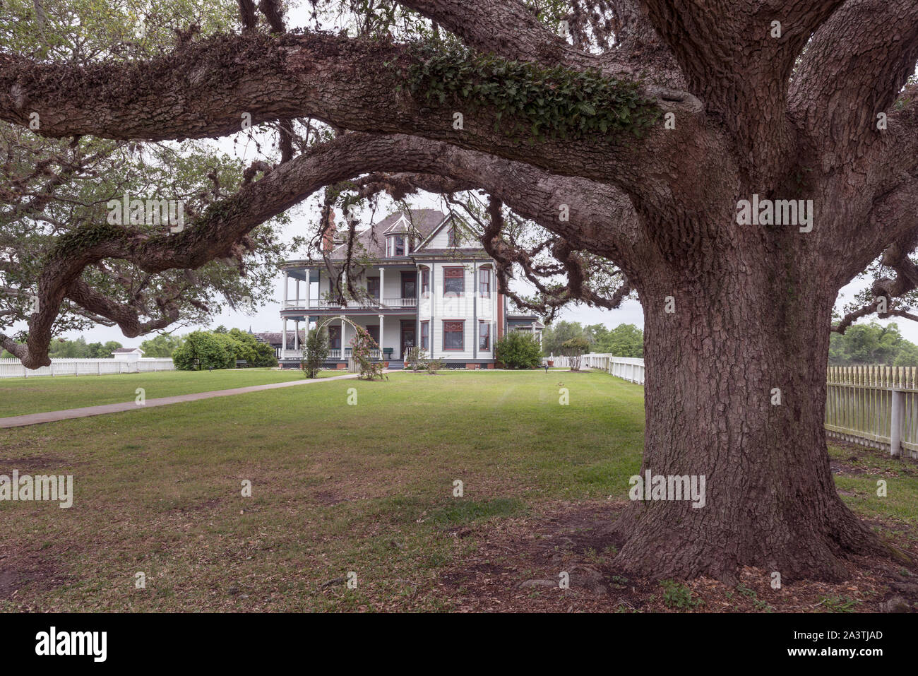 The 1890s Davis House at the George Ranch Historical Park, a 20,000 ...