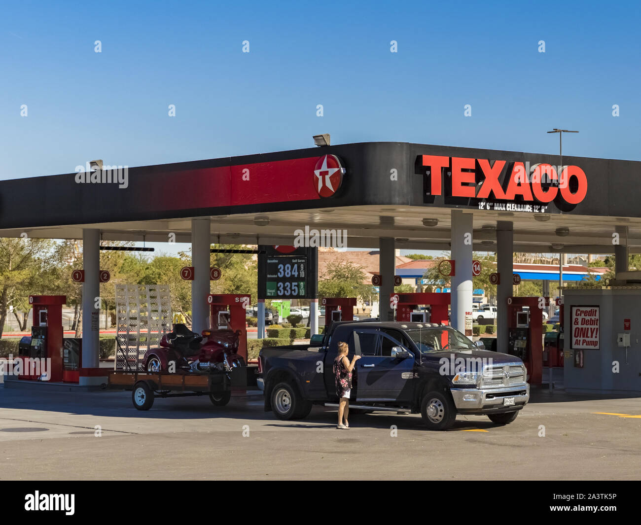 Las Vegas, Nevada, United States of America (USA. 9th Oct, 2017. Texaco ...