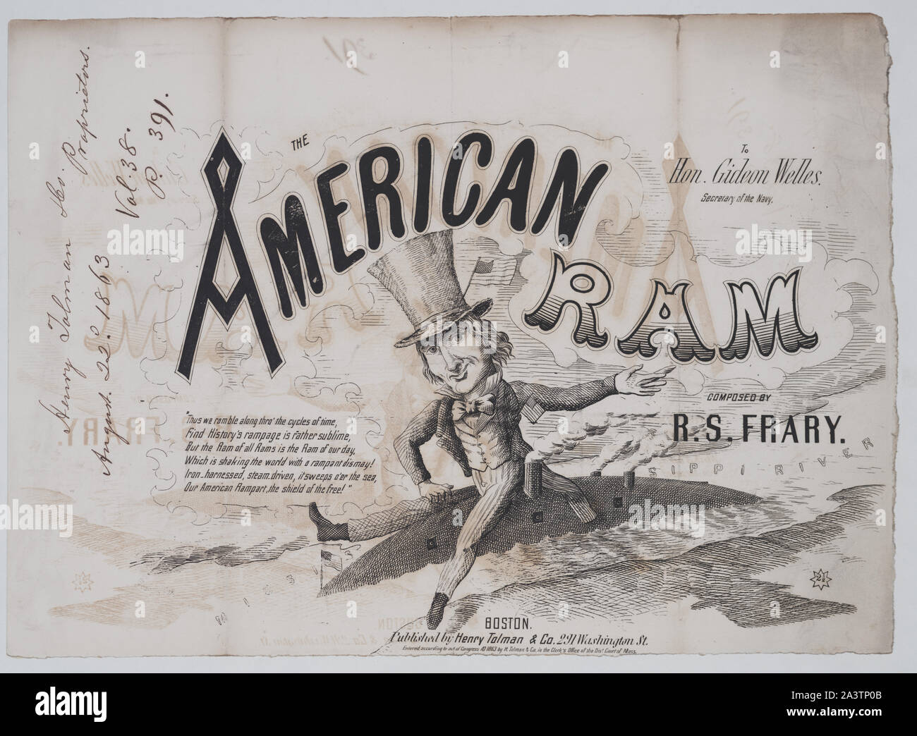 The American ram Stock Photo - Alamy