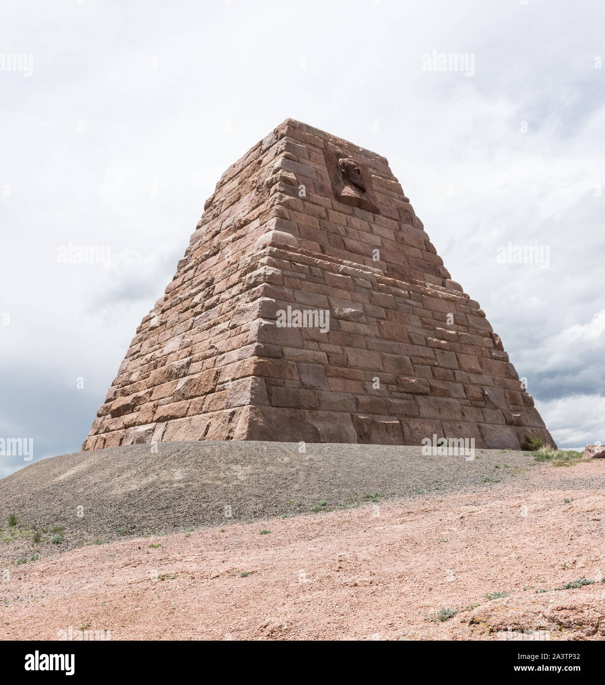 The Ames Monument, erected in 1880 in a desolate stretch of rural ...
