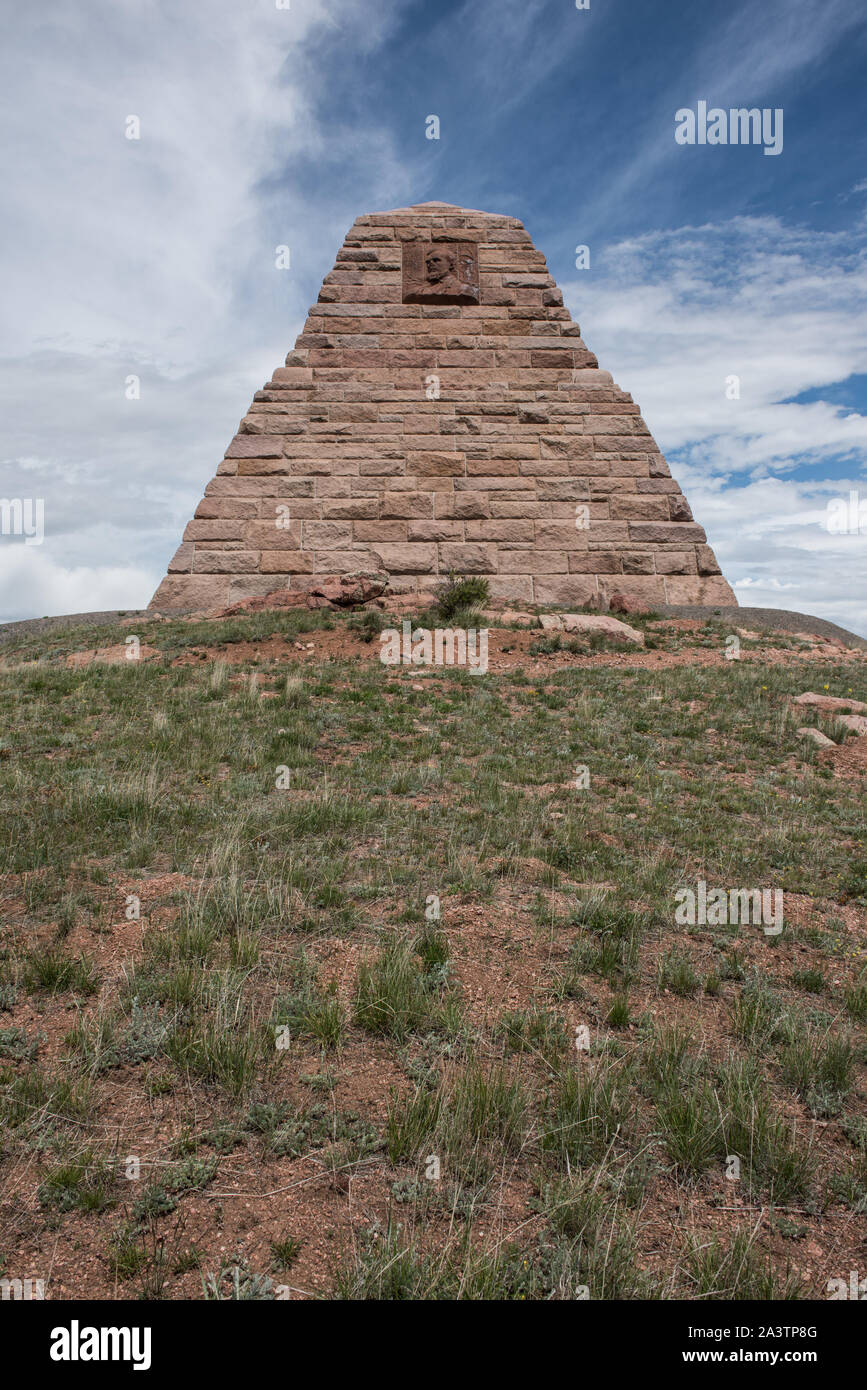 The Ames Monument, erected in 1880 in a desolate stretch of rural ...