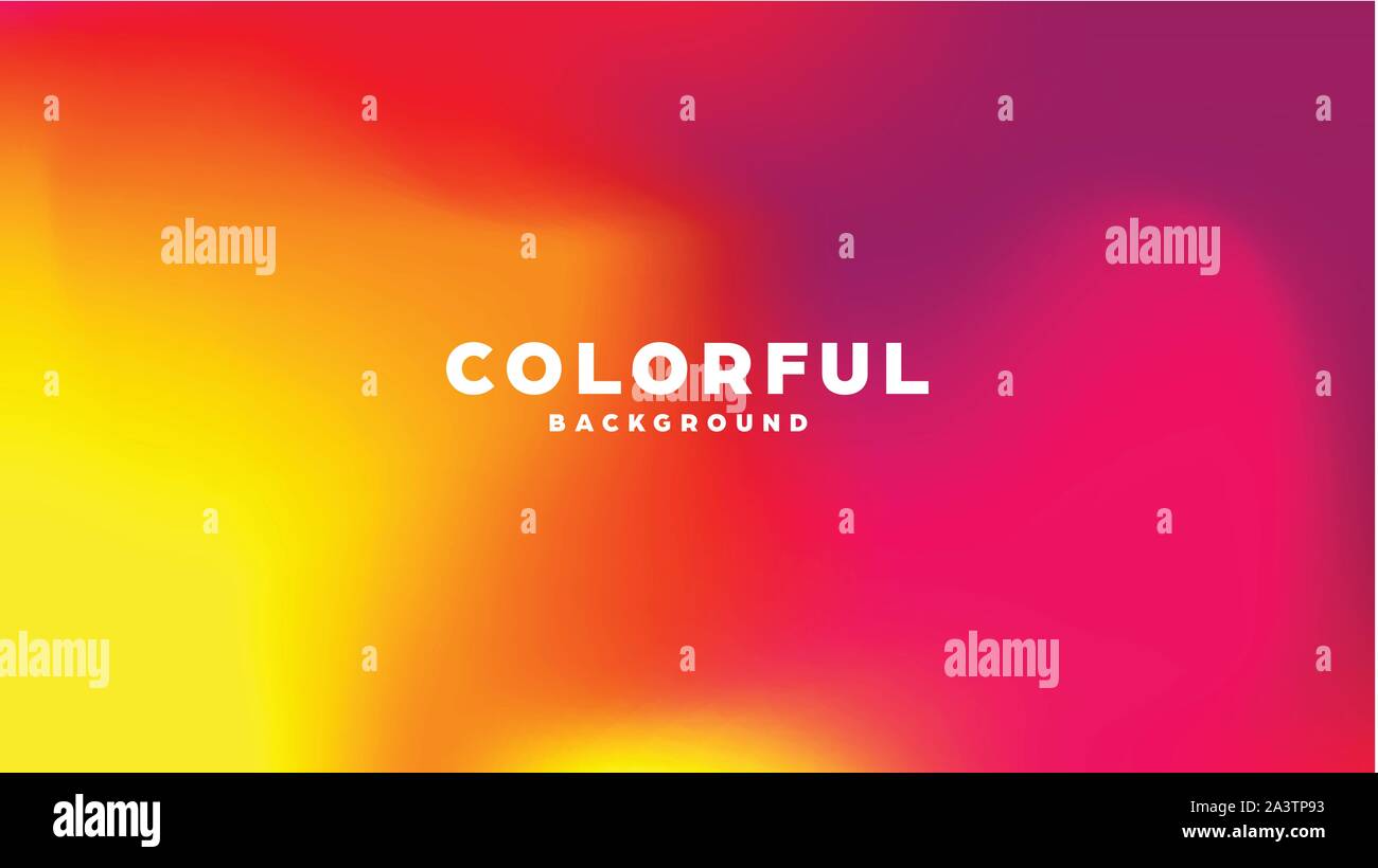 Colorful modern abstract background with neon gradient. Dynamic color flow poster, banner ...