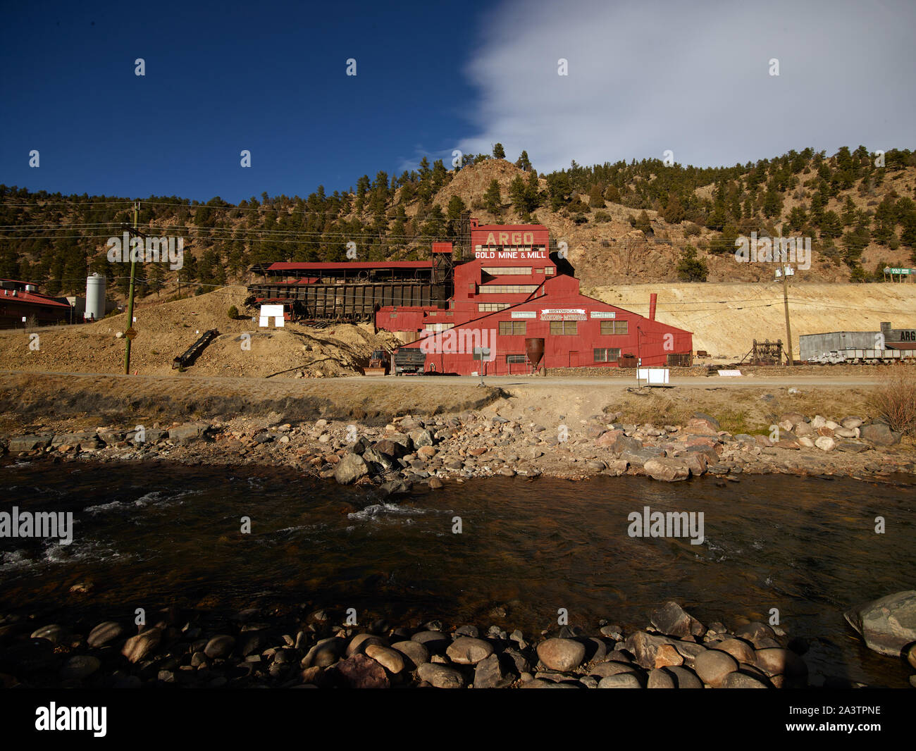 The Argo Gold Mine and Mill, a former mining and milling property ...