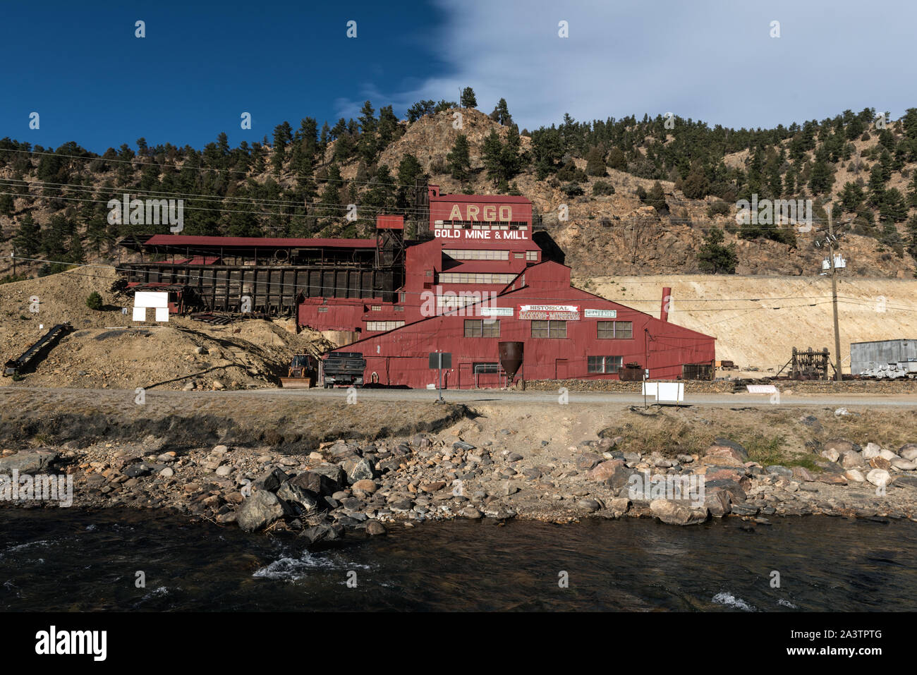 The Argo Gold Mine and Mill, a former mining and milling property ...