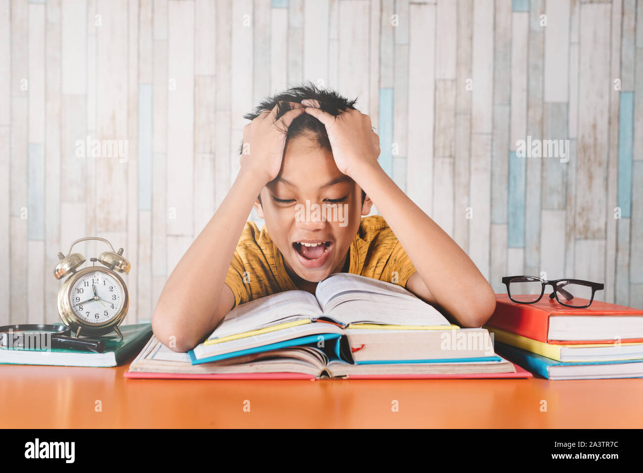 Depressed asian teen hi-res stock photography and images - Alamy