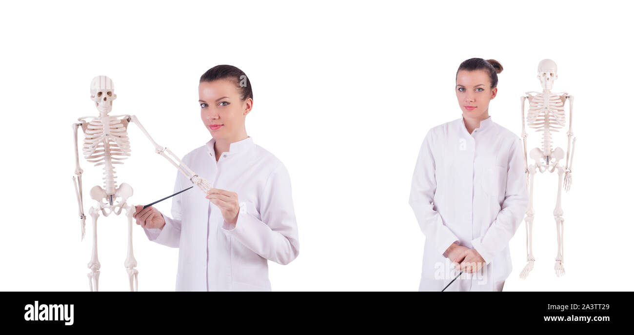 Woman body skeleton on Cut Out Stock Images & Pictures - Alamy