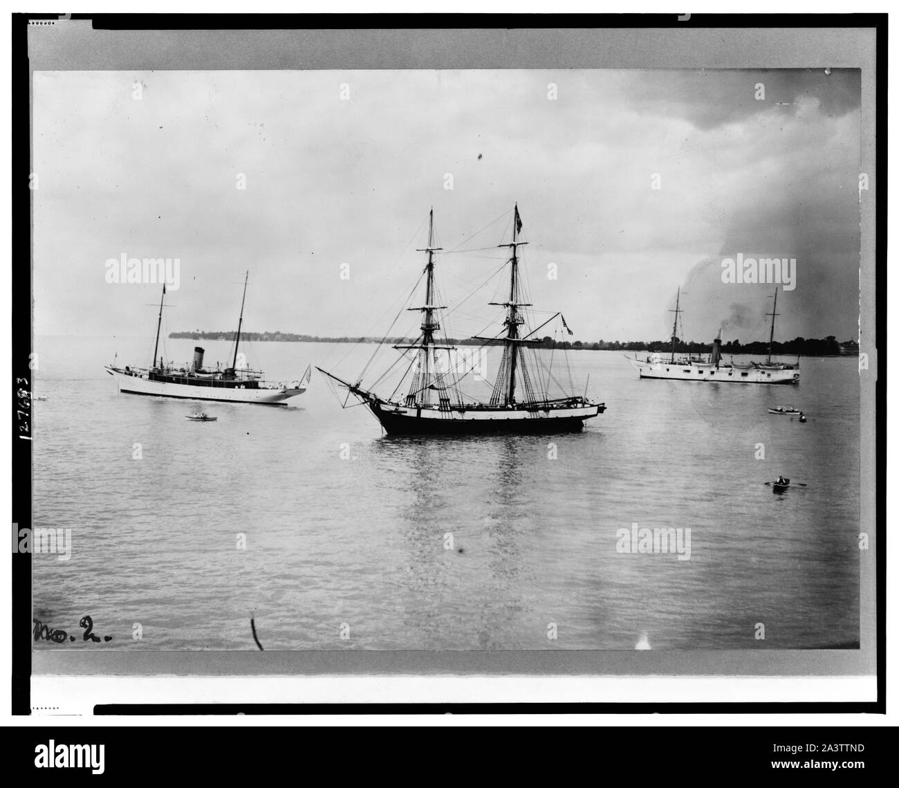 Ship battle american revolution Black and White Stock Photos & Images ...