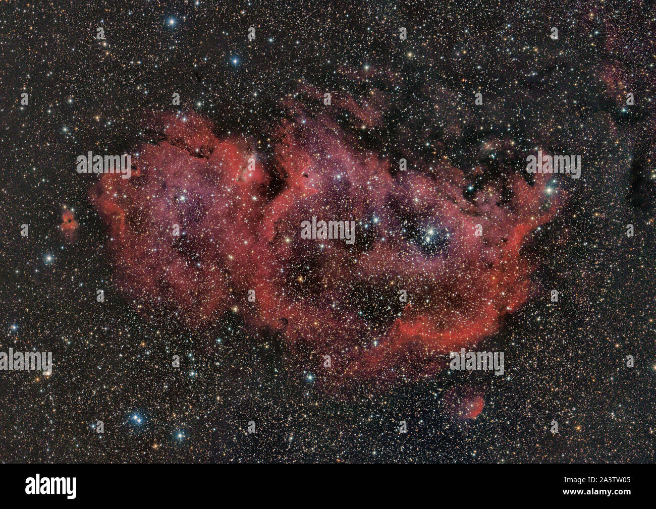 Sh2-199 Soul Nebula Stock Photo - Alamy