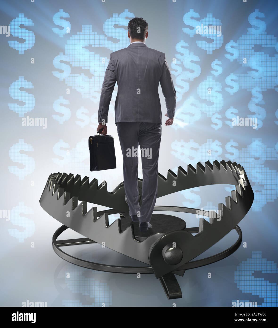 Man caught in mouse trap hi-res stock photography and images - Alamy