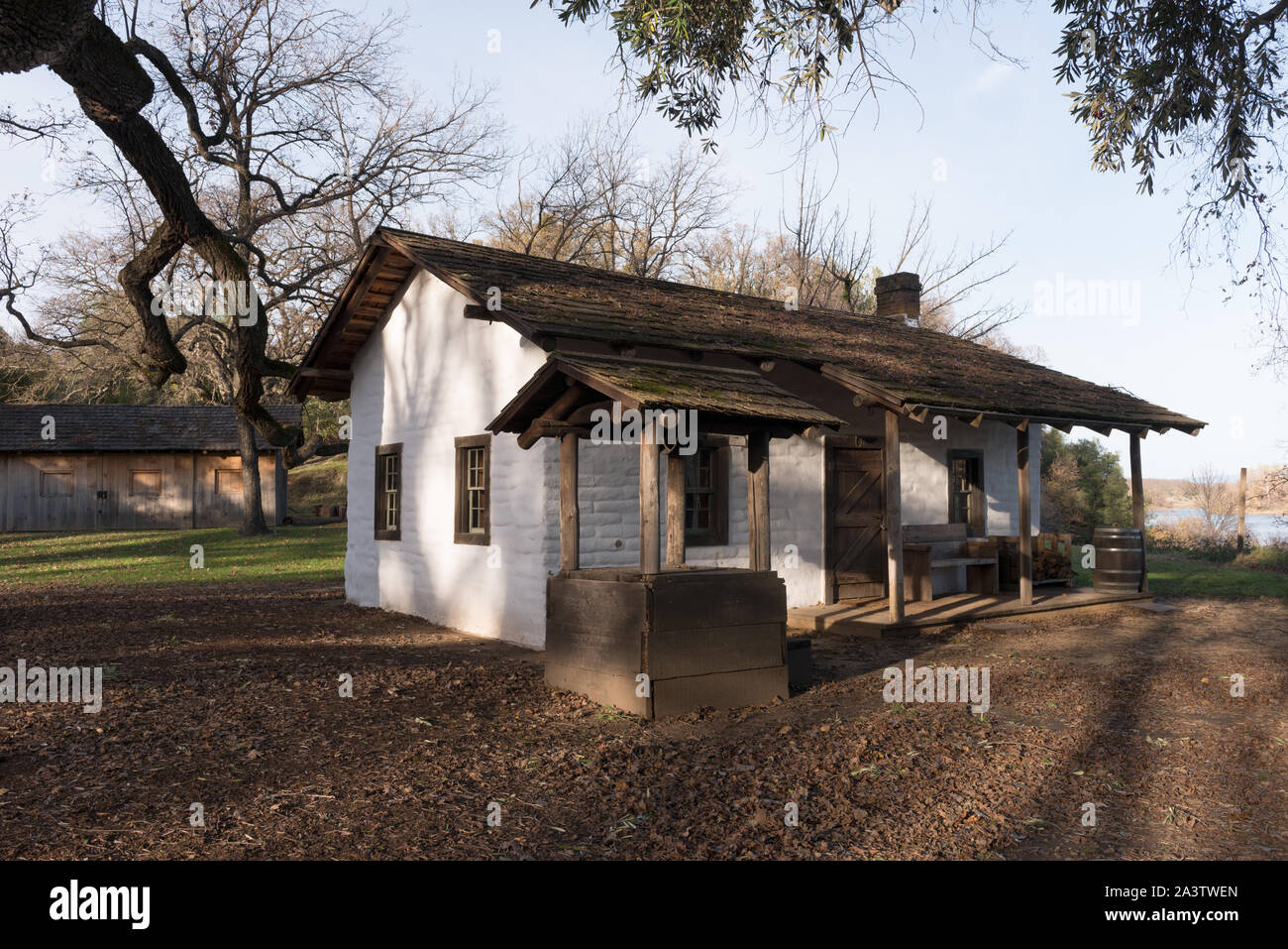 The adobe home of William Ide at the William B. Ide Adobe State ...