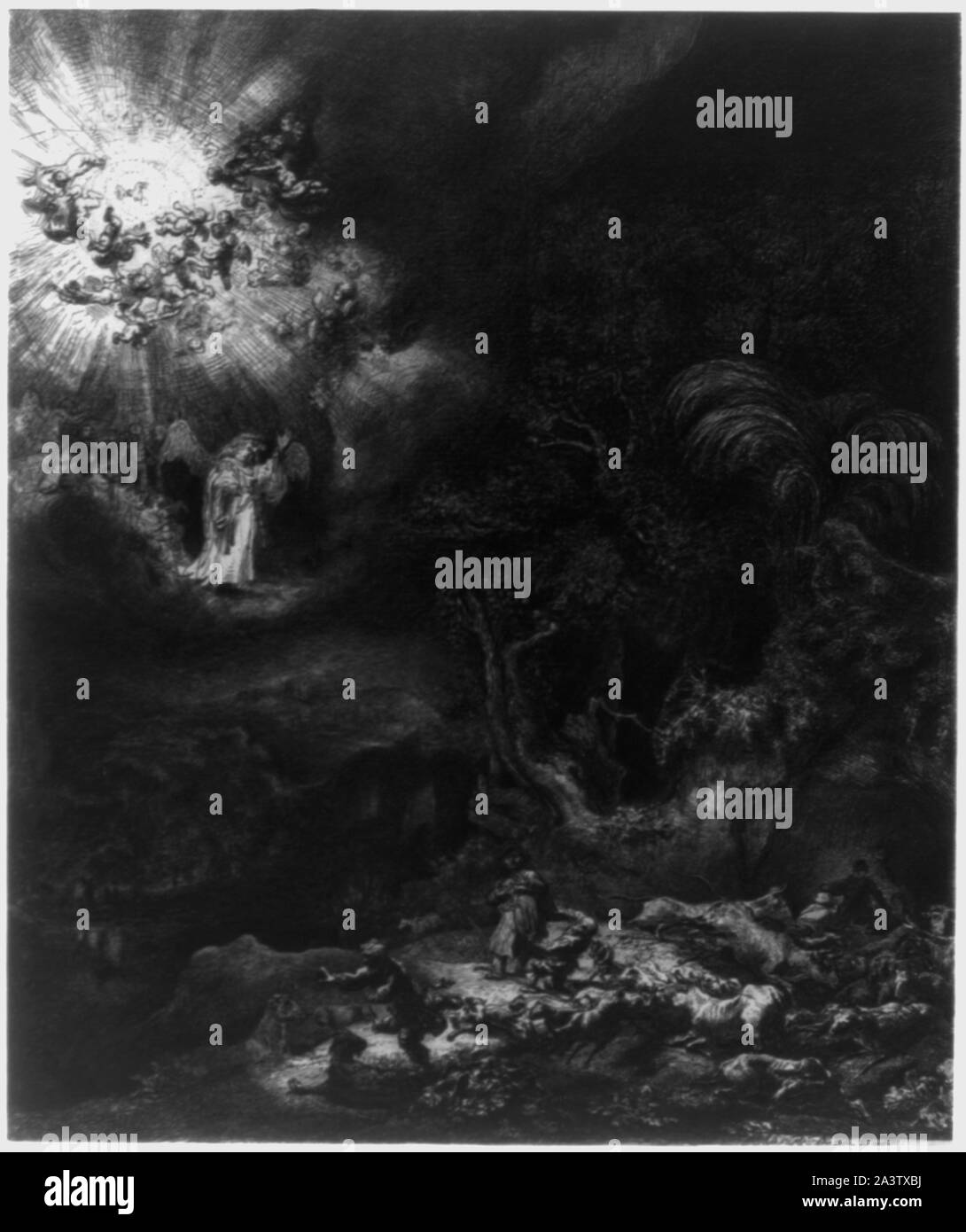 Angel night Black and White Stock Photos & Images - Alamy