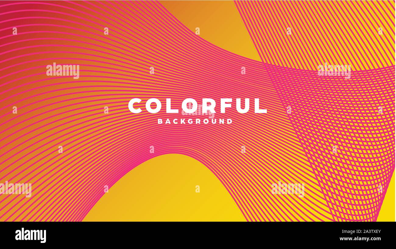 Modern minimal colorful abstract background, lines and geometric shapes ...