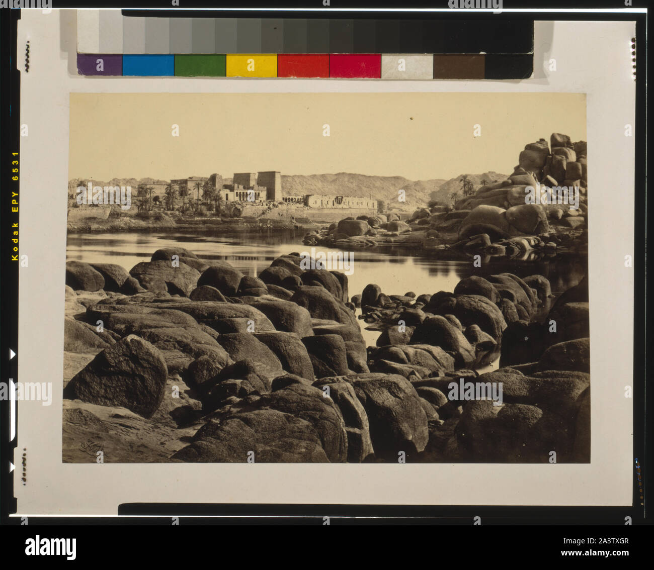 The approach to Philae / Frith Stock Photo - Alamy