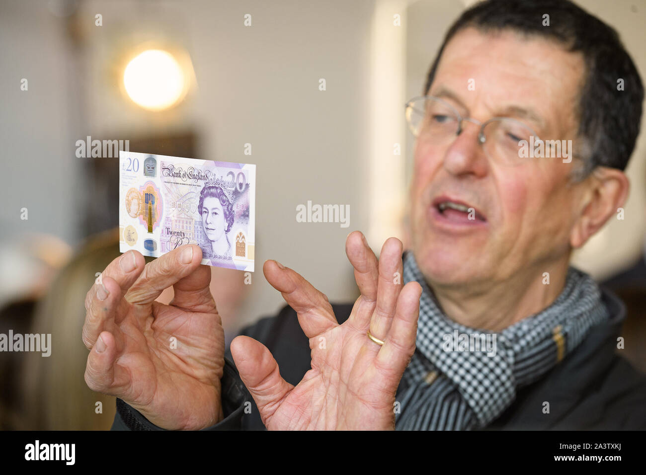 Artist Antony Gormley at the unveiling of the full design of the new ...