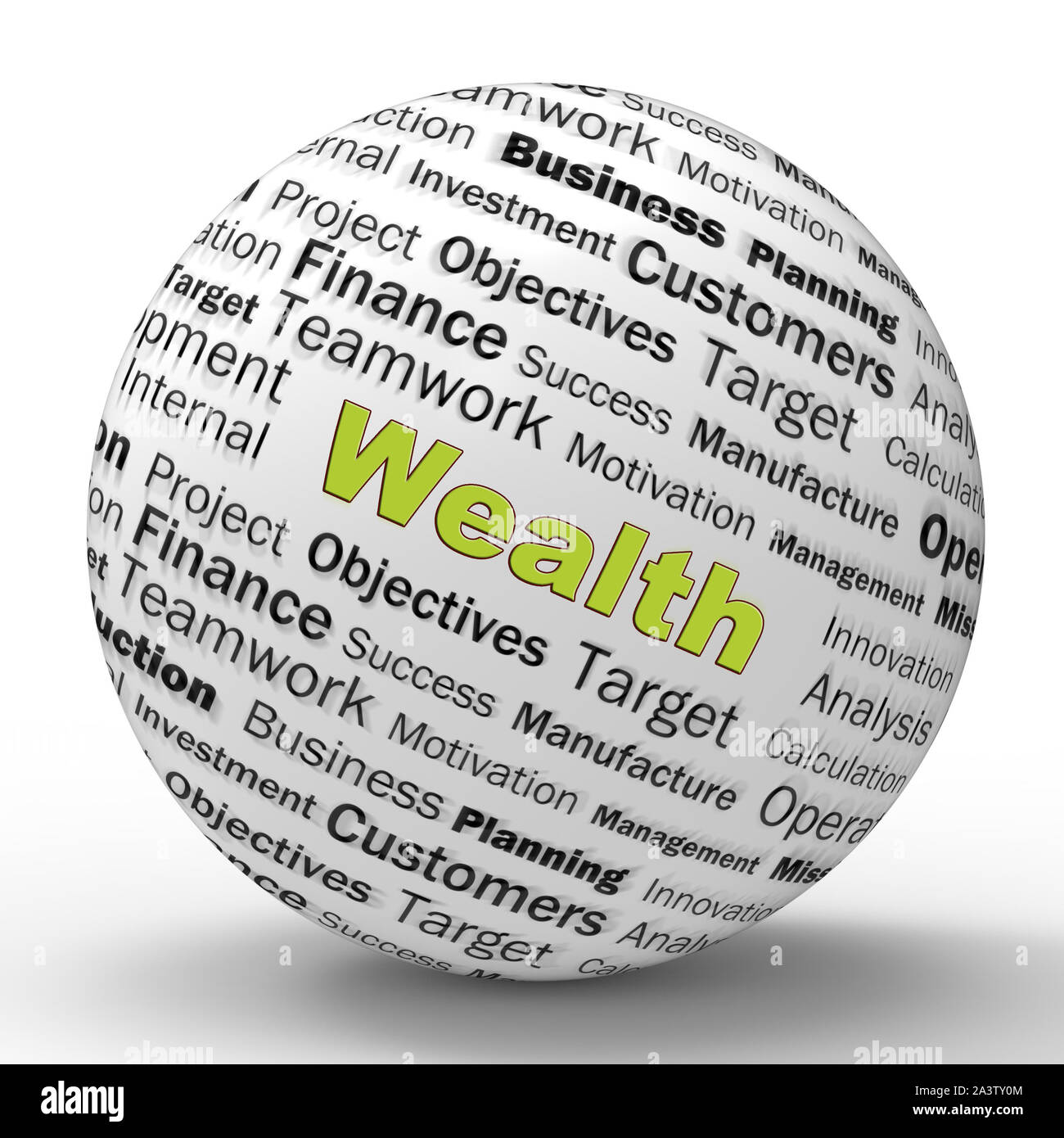 Wealth concept icon means having money and large finances. Being rich ...