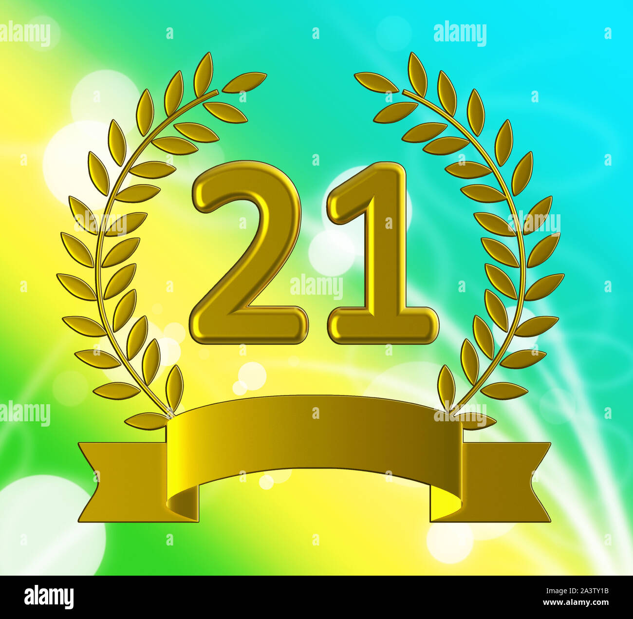 21st birthday illustration hi-res stock photography and images - Alamy