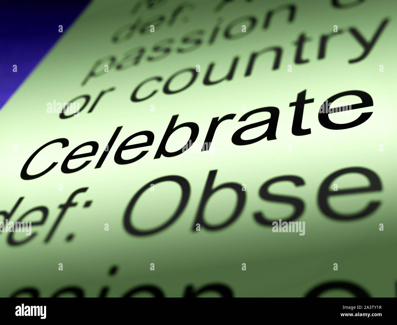 Celebrate definition concept icon means rejoicing or joy. To ...