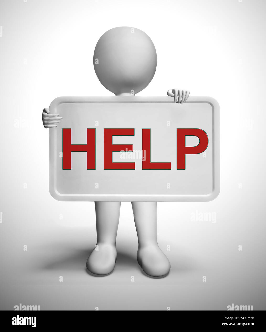 Help concept icon means guidance and tips to a customer. Assisting and ...