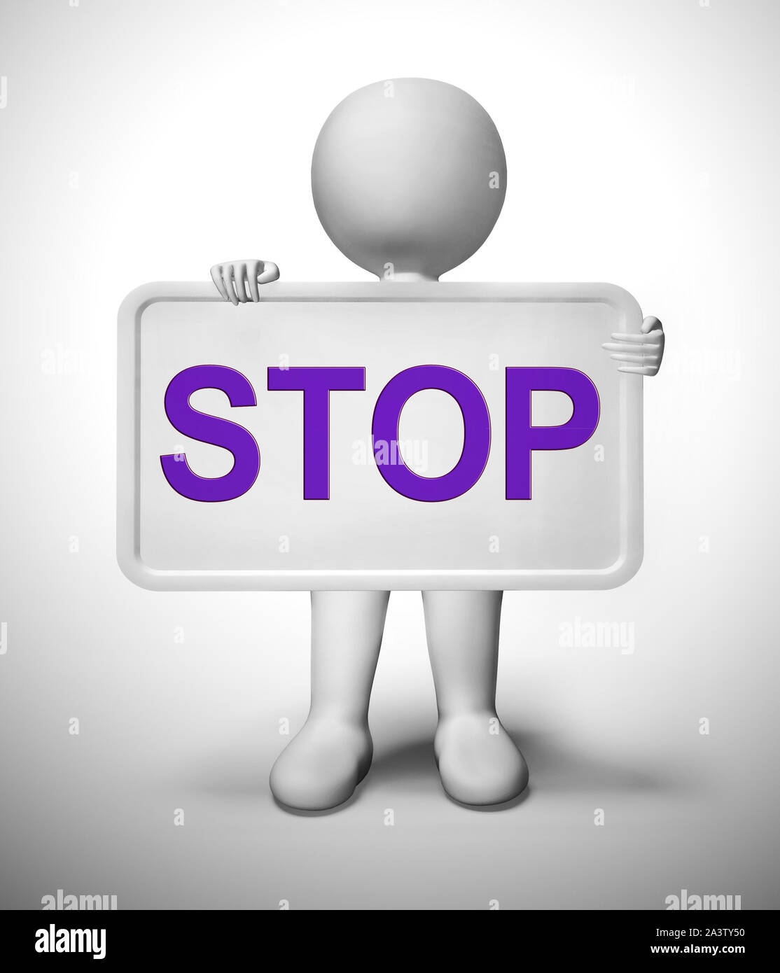 Stop concept icon means hold quit or cease. Stopping due to problem or ...