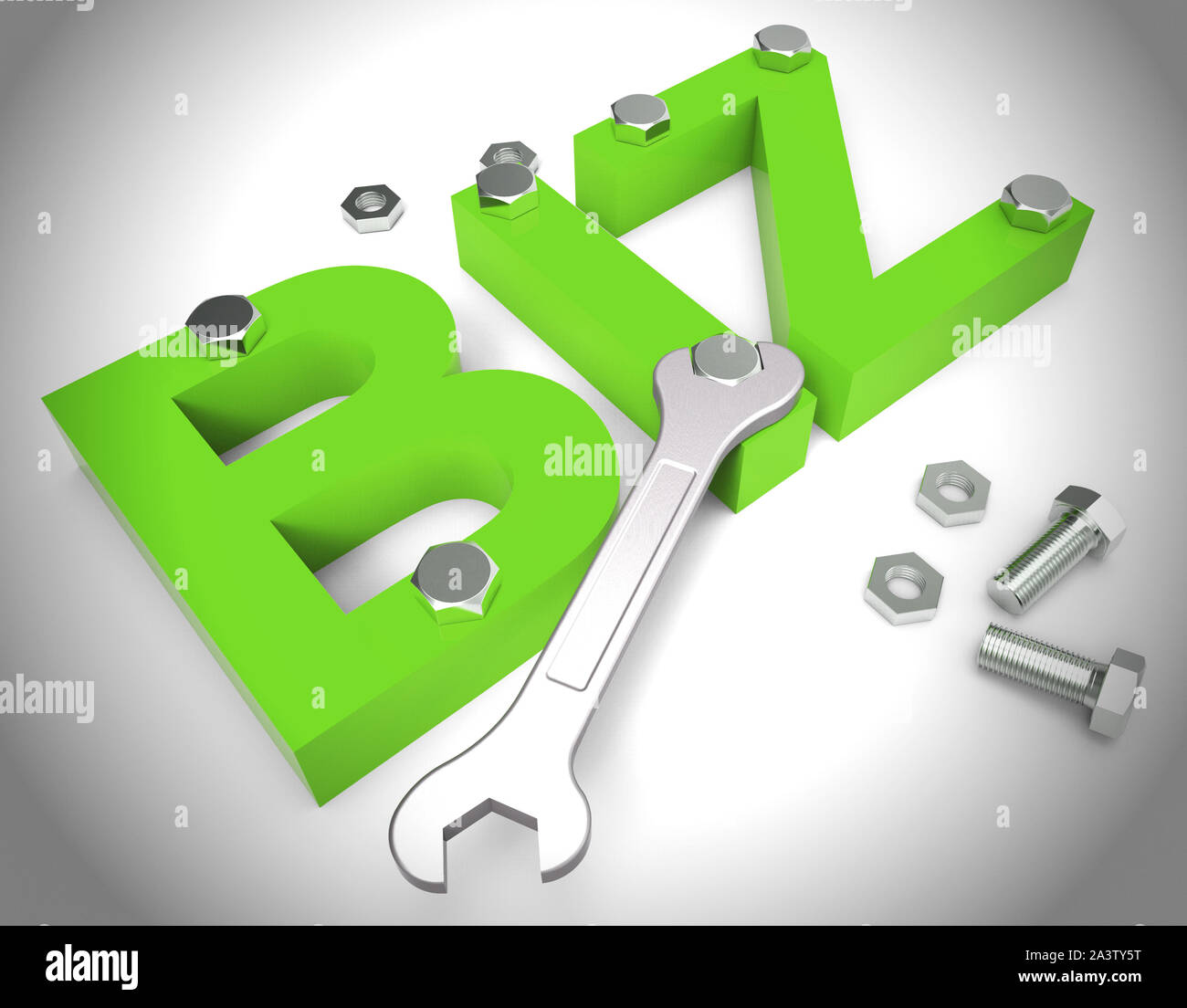 Business or biz concept icon represents trade and enterprise in a ...