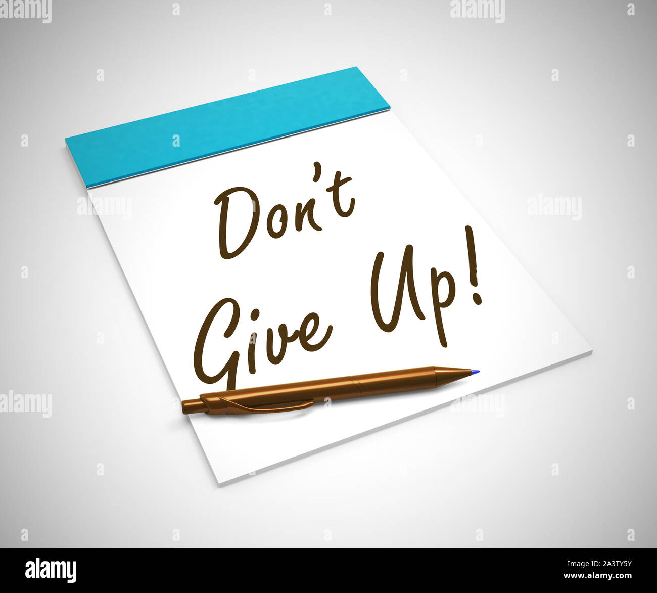 Don't give up expression shows sustaining against all odds. Sticking to ...