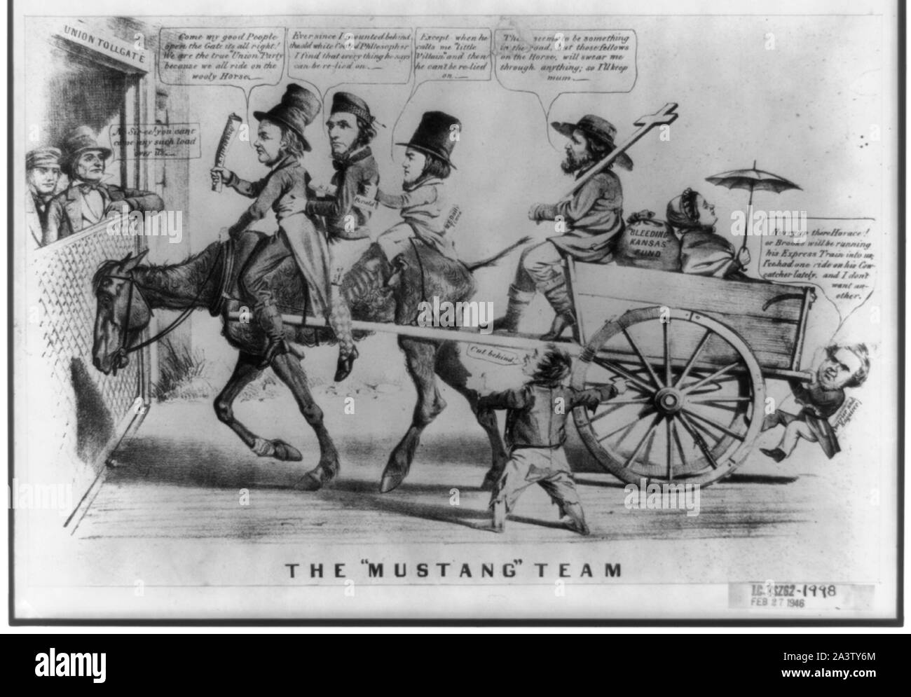 The mustang team Stock Photo - Alamy