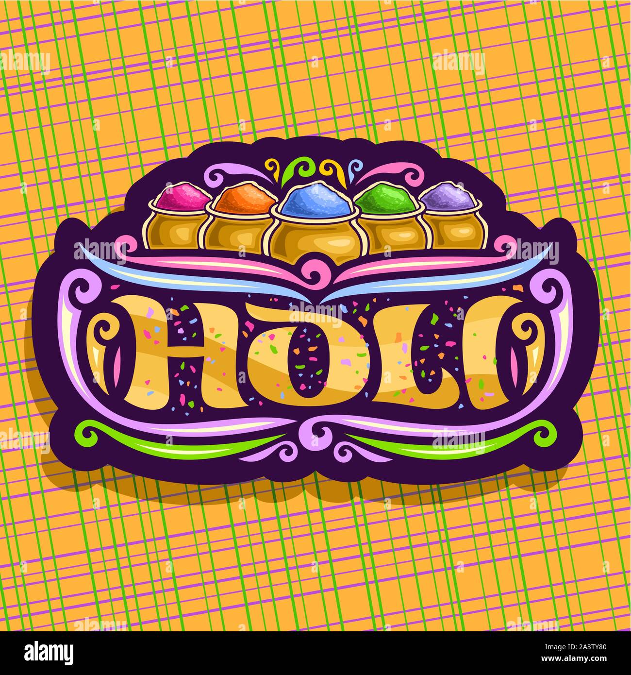 Holi colours Stock Vector Images - Alamy